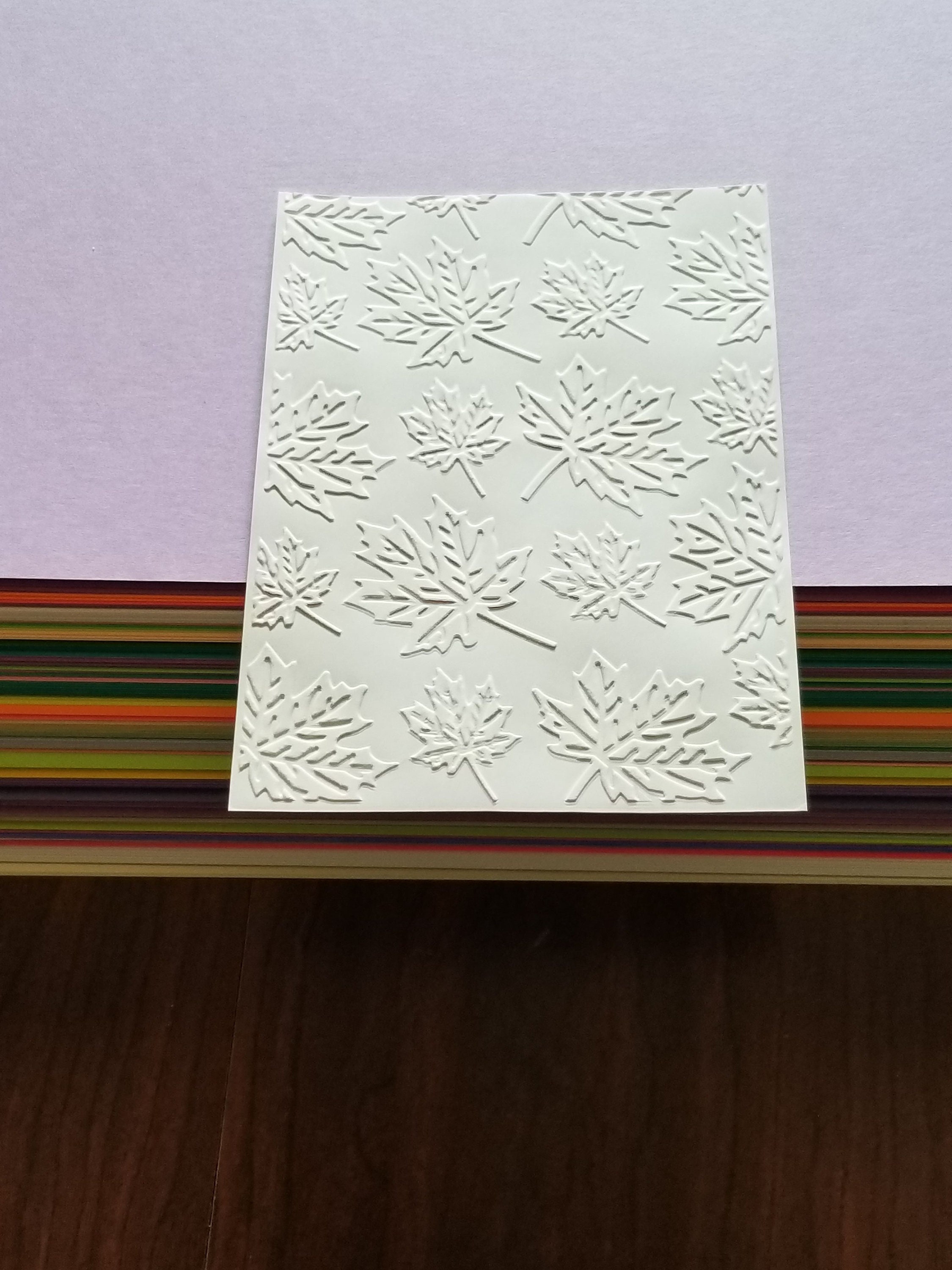 Embossed Cardstock Background Sheets Embossed Card Front - Etsy