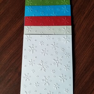 Embossed Cardstock Snowflake | Christmas Embossed Cardstock | Embossed ...