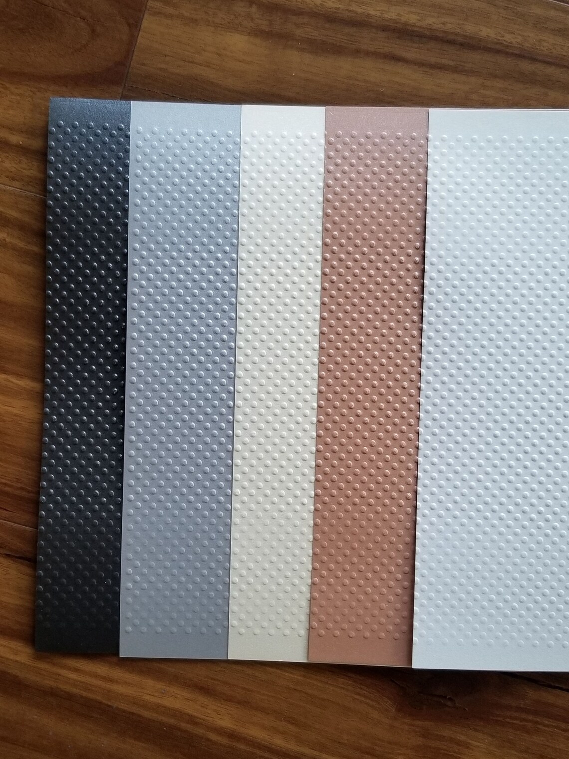 Embossed Swiss Dot Cardstock: 8x10 Scrapbooking Paper, Set of 5 - Etsy