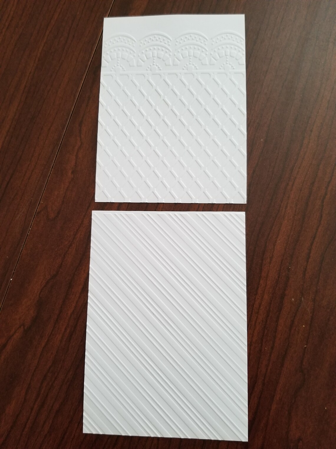 Set of 12 Embossed Cardstock Paper 4x6 Embossed Backgrounds - Etsy