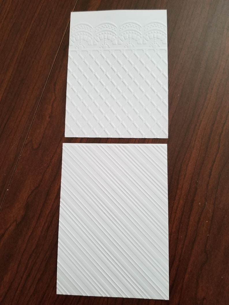 Set of 12 Embossed Cardstock Paper 4x6 Embossed Backgrounds - Etsy