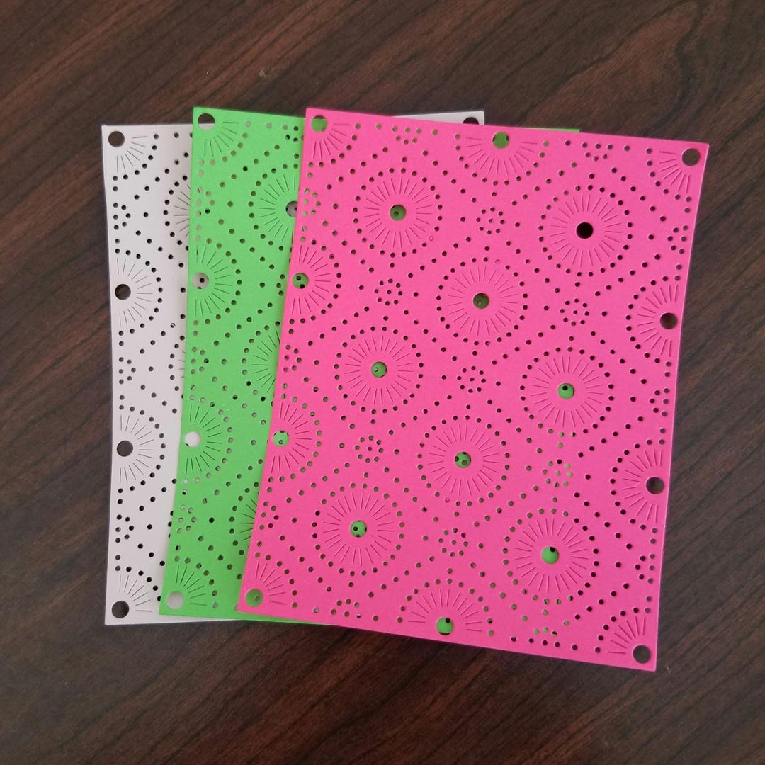 3 Paper Rectangle Die Cuts for Stitching - Etsy