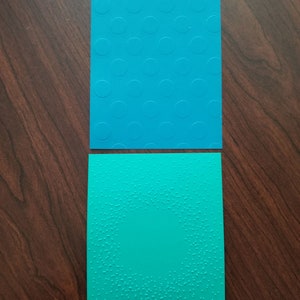 Set of 50 fifty Assorted Circle Pattern Embossed Cardstock Paper 4x6 ...