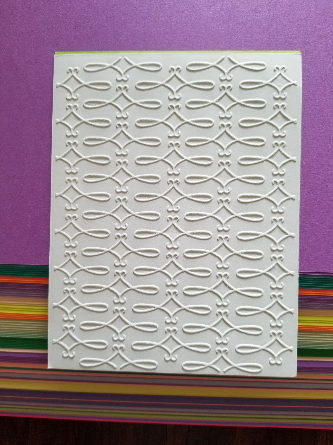 Embossed Cardstock: 12 Lightweight Paper Sheets, 4x6" Card Toppers - Etsy