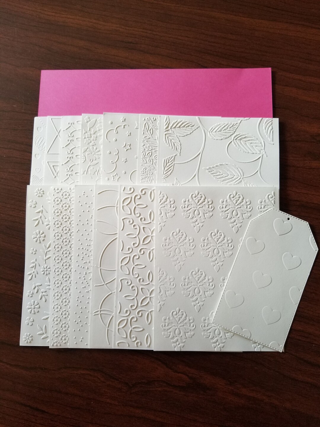 14 Embossed Cardstock Papers, 4x6 Embossed Background for Junk Journal ...