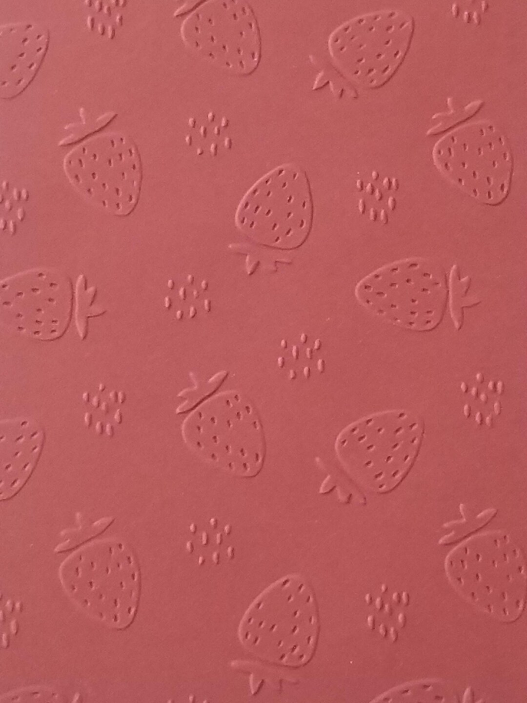 12 Embossed Strawberry Cardstock Background Card Fronts - Etsy
