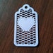 Die Cut Heart Tag Set - Etsy
