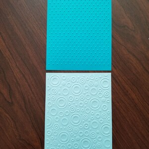 Set of 50 fifty Assorted Circle Pattern Embossed Cardstock Paper 4x6 ...