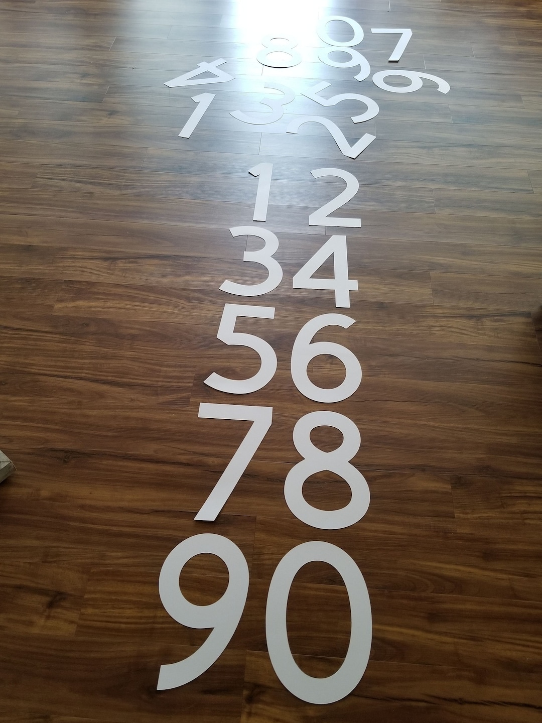 Large Die Cuts Number Shape Set 1-10 for Bulletin Boards, Cards ...