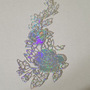Die Cut Paper Lace Rose Embellishment - Set of 4 - Etsy