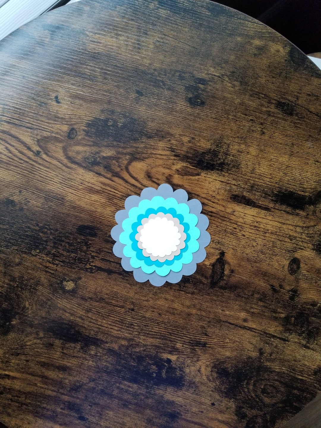 1 10 Scalloped Circle Cardstock Die Cut Shape - Etsy