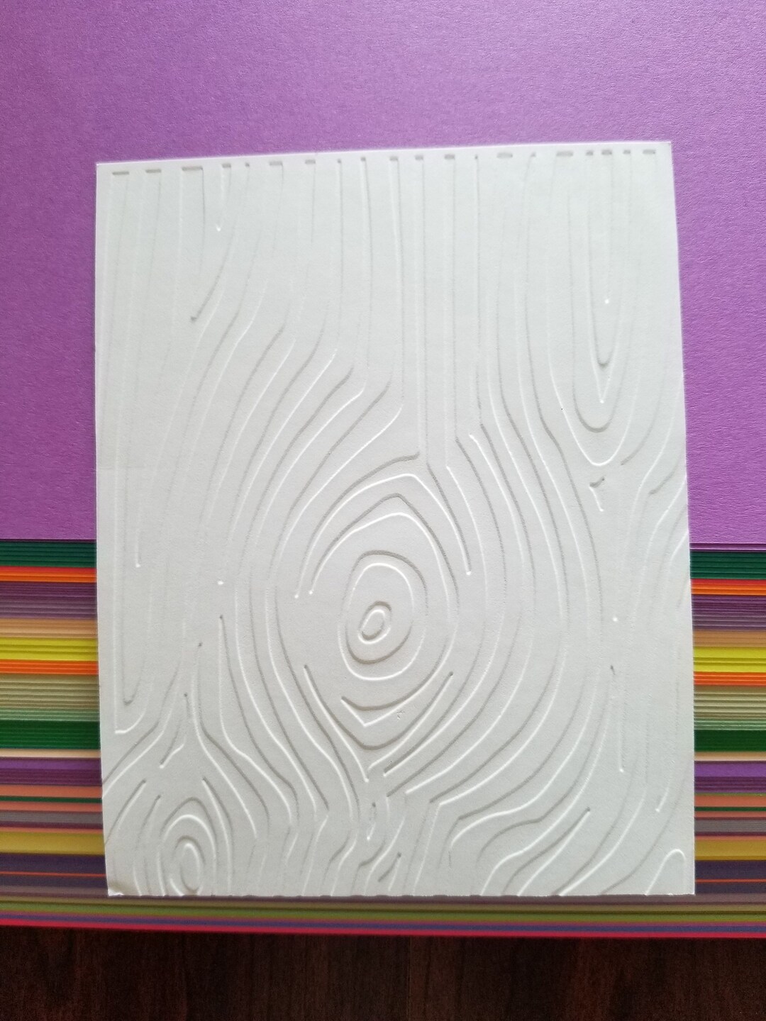 10 Embossed Cardstock Backgrounds, Toppers and Card Fronts - Etsy
