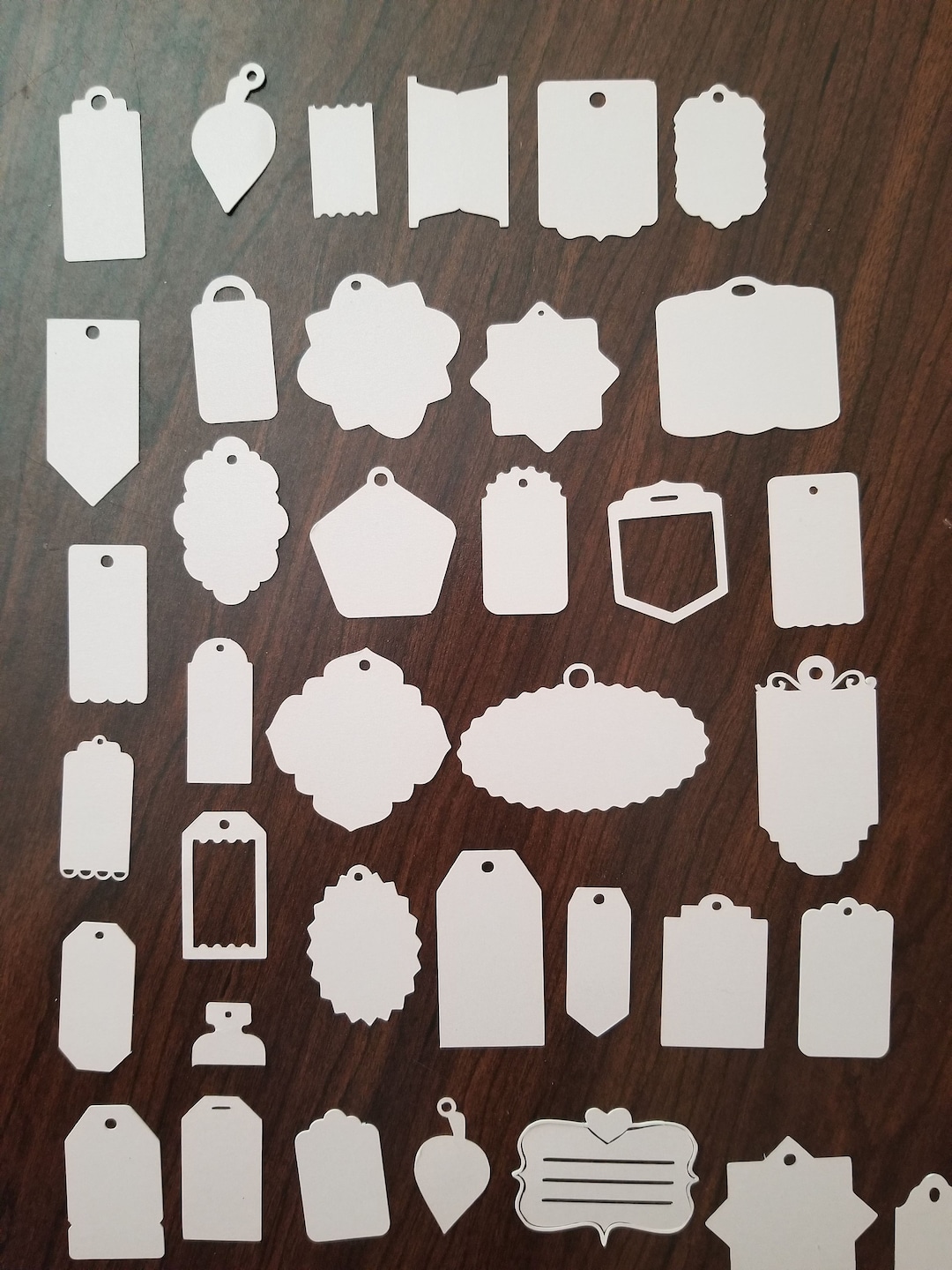 50 Piece Set Mini 2 Die Cut Paper Charms and Ephemera for Journals ...