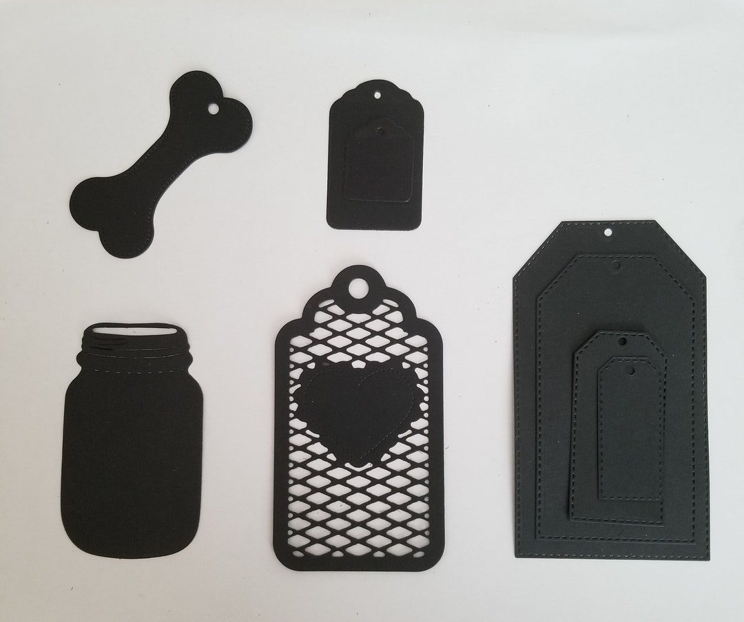 Die Cut Paper Tag Assortment - Set of 10 - Etsy