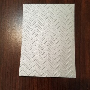 8 Embossed Cardstock Papers | Embossed Card Front Topper - Etsy