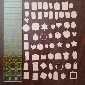 50 Piece Set Mini Die Cut Paper Charms and Ephemera for Journals, Cards ...