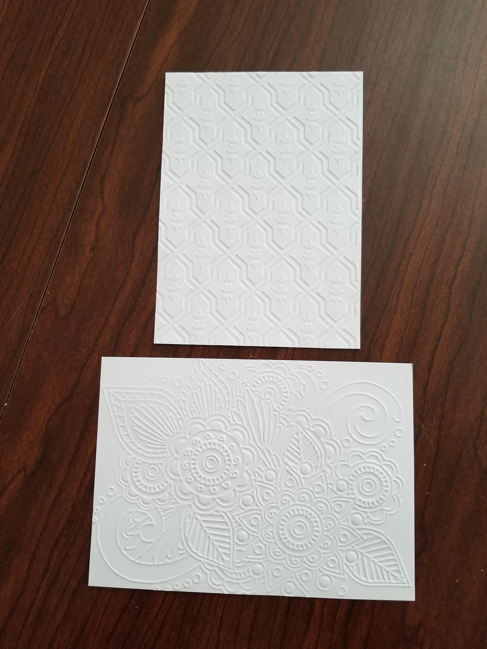 Set of 12 Embossed Cardstock Paper 4x6 Embossed Backgrounds - Etsy