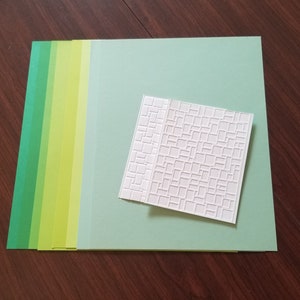 10 Embossed Lightweight Cardstock Brick Pattern Backgrounds | Embossed ...
