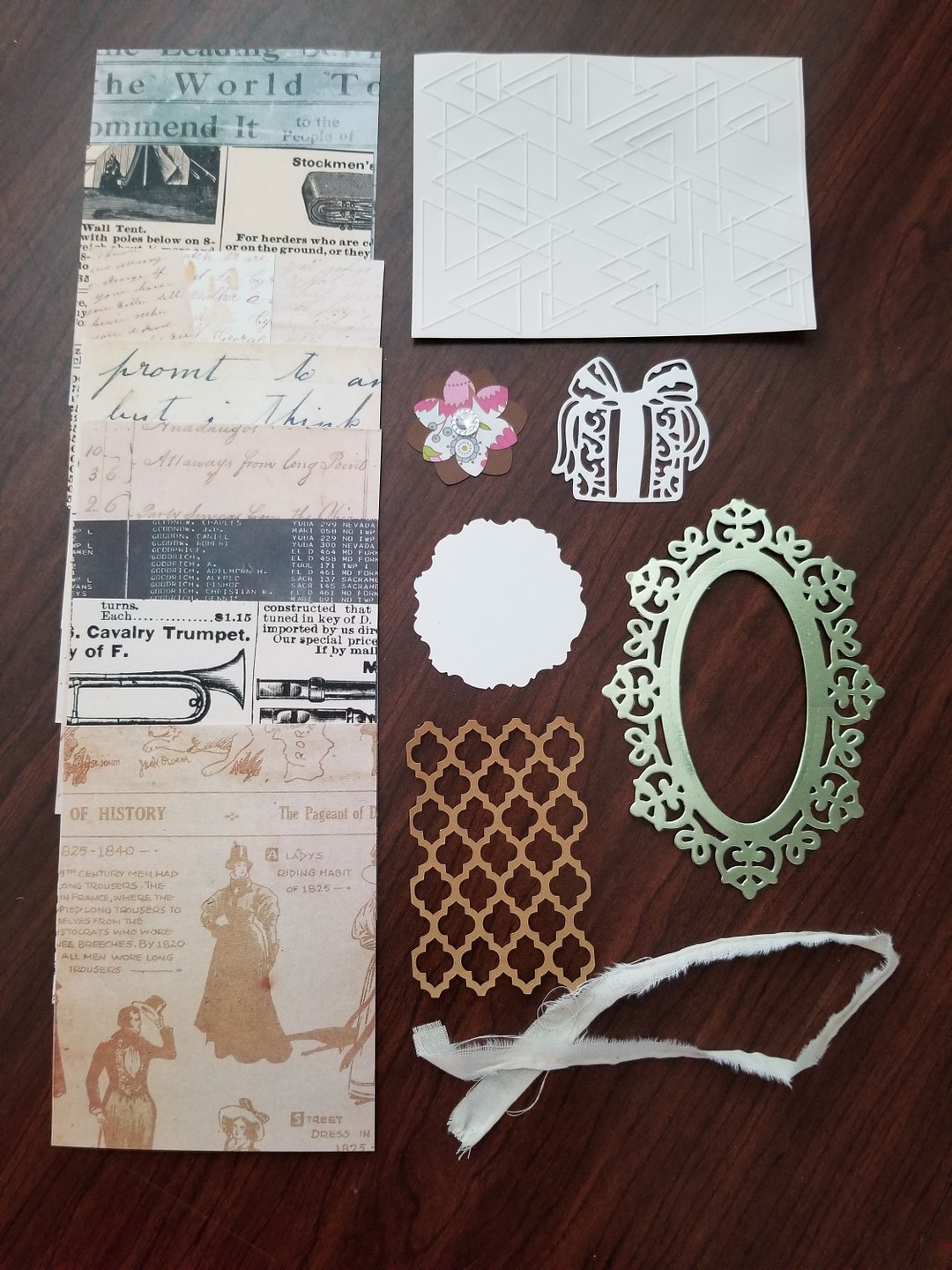 Papercraft Set for Journals, Scrapbooking and Card Making | 15 Piece ...