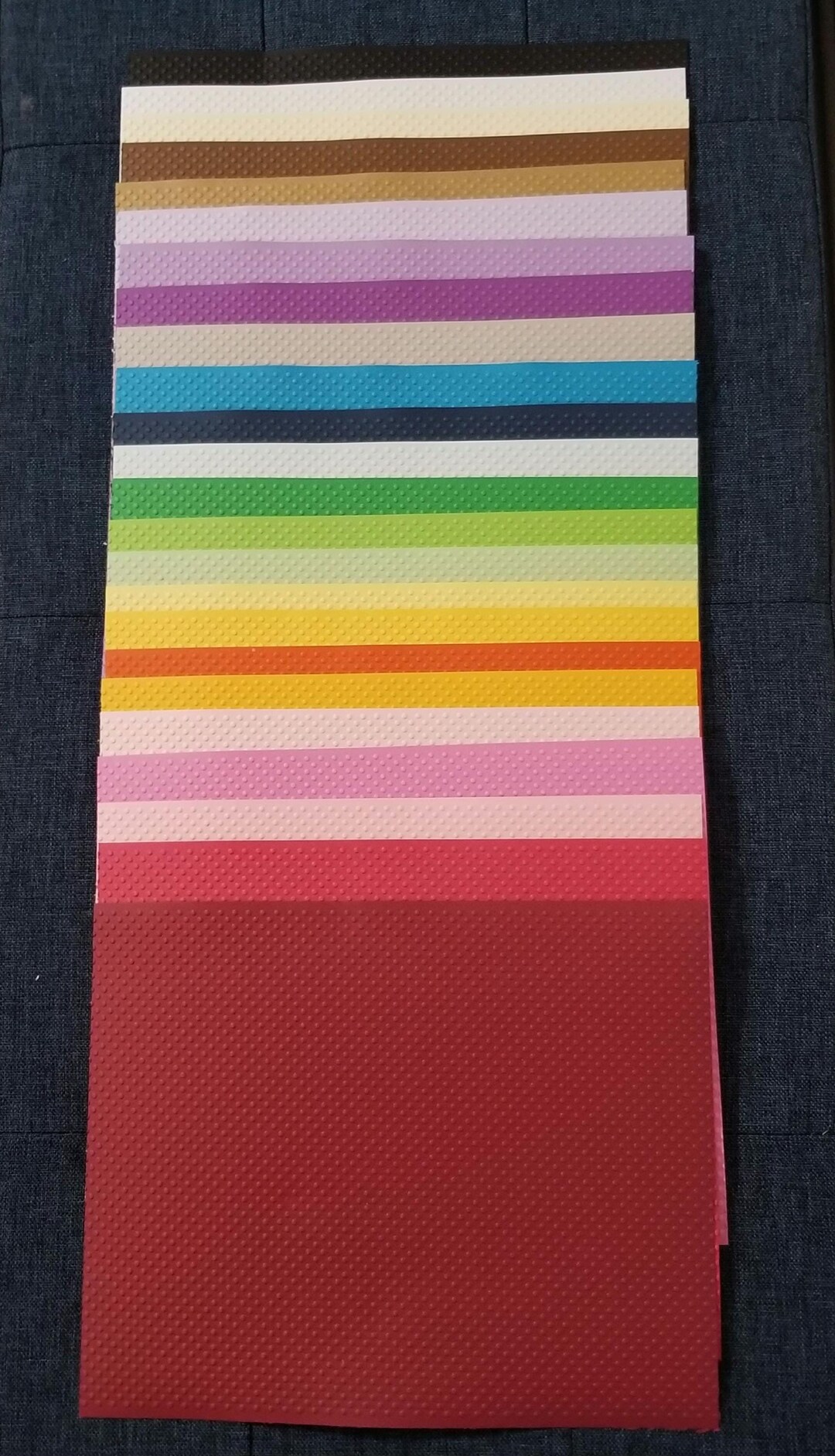 Embossed Swiss Dot Cardstock: 8x10 Scrapbook Paper, 25 Colors - Etsy