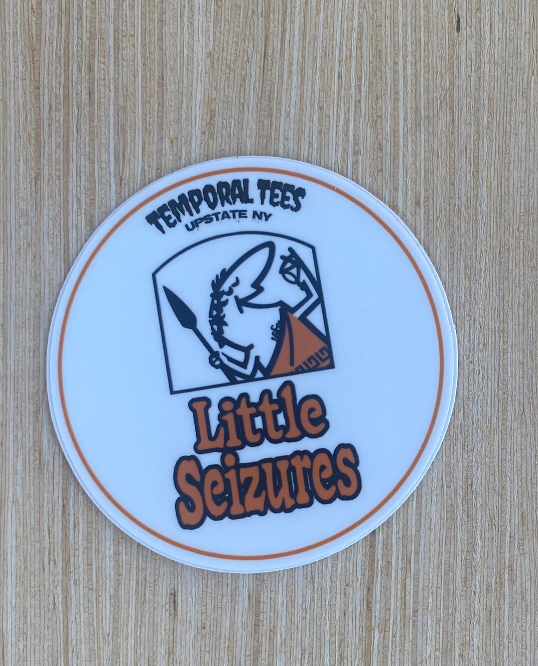 Pizza Guy Circle Sticker - Etsy