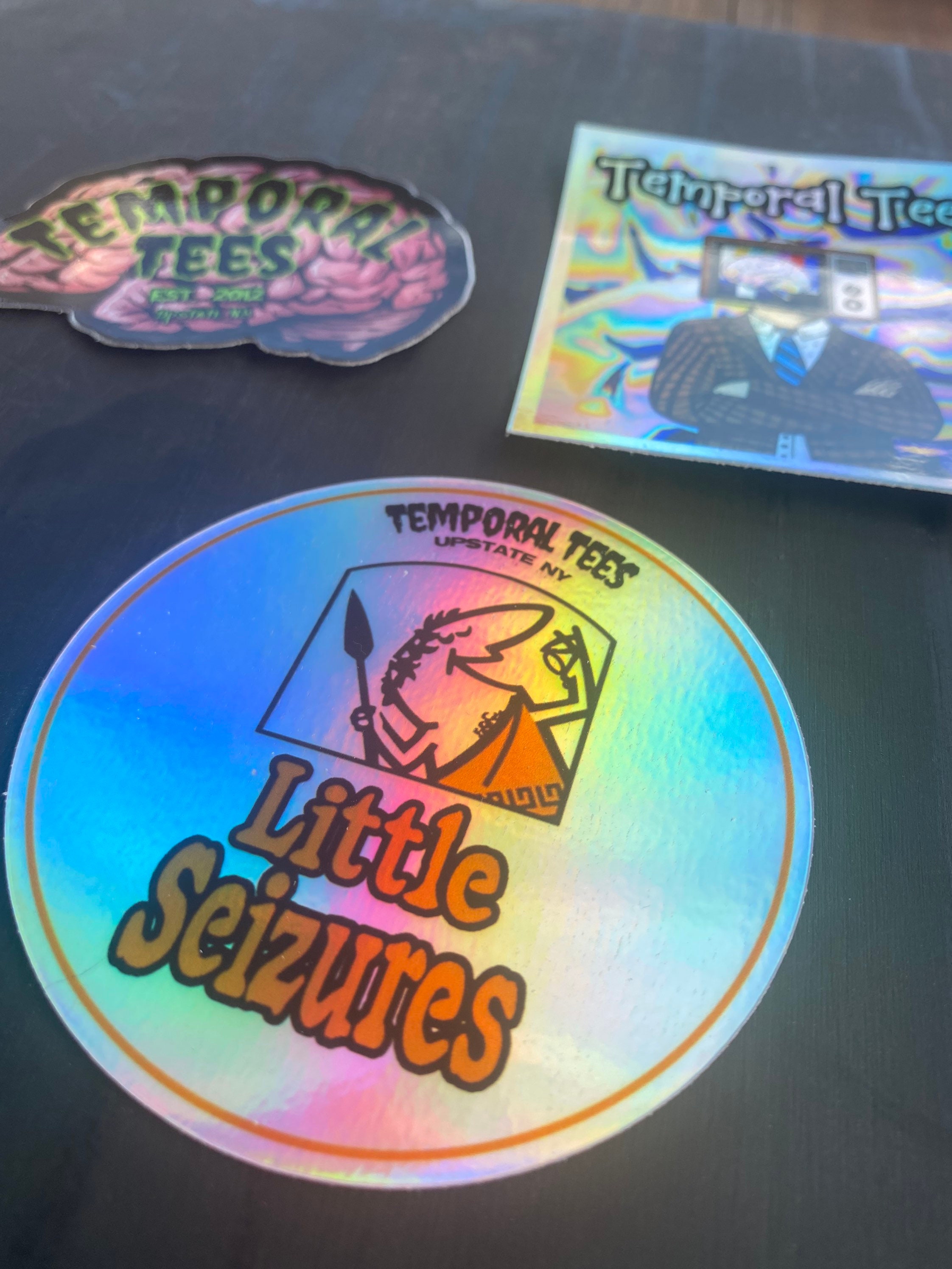 Temporal Tees HOLOGRAPHIC Sticker Pack - Etsy