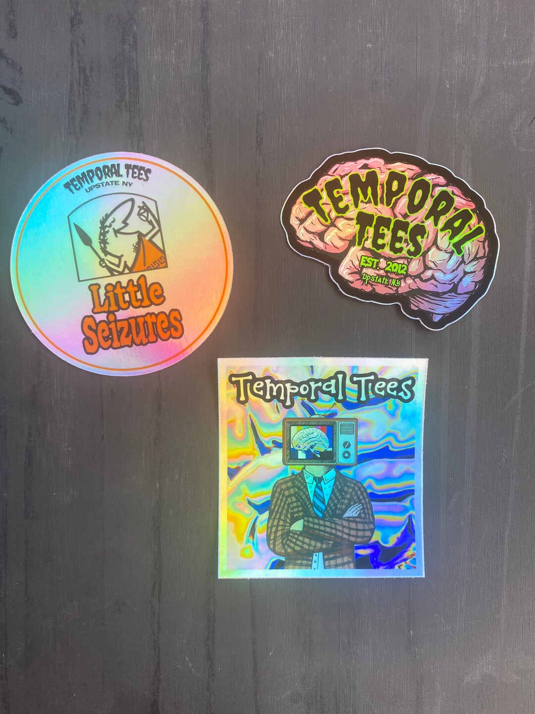Temporal Tees HOLOGRAPHIC Sticker Pack - Etsy
