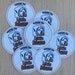 Pizza Guy Circle Sticker - Etsy