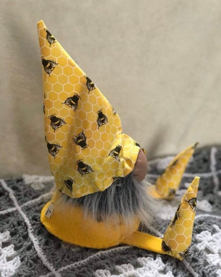 Honeycomb Bumble Bee Gonk Gnome Handmade With Beehive - Etsy UK
