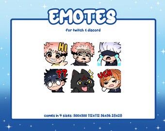 Twitch overlay jujutsu kaisen - Etsy España