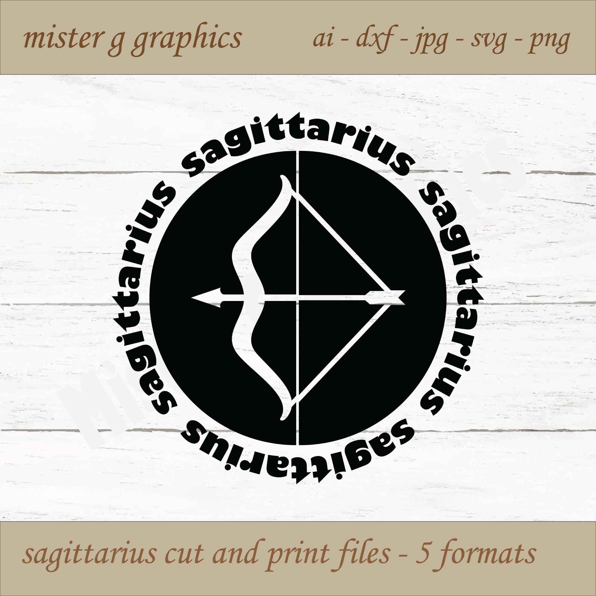 Sagittarius SVG Zodiac SVG Cut File Silhouette Cricut 5 | Etsy Sagittarius SVG Zodiac SVG Cut File Silhouette Cricut 5 | Etsy
