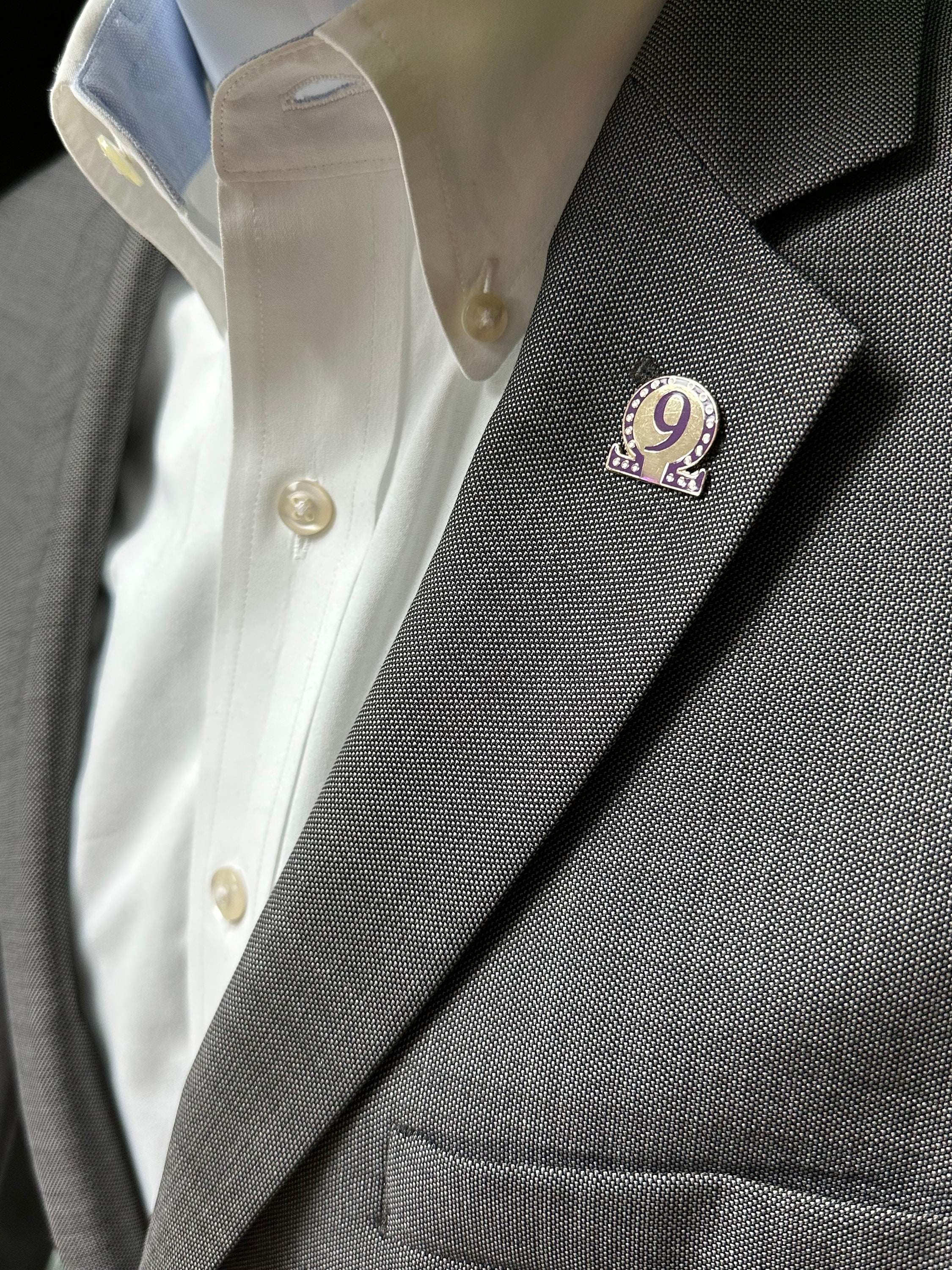 Omega 9 Lapel Pin .75-inch - Etsy