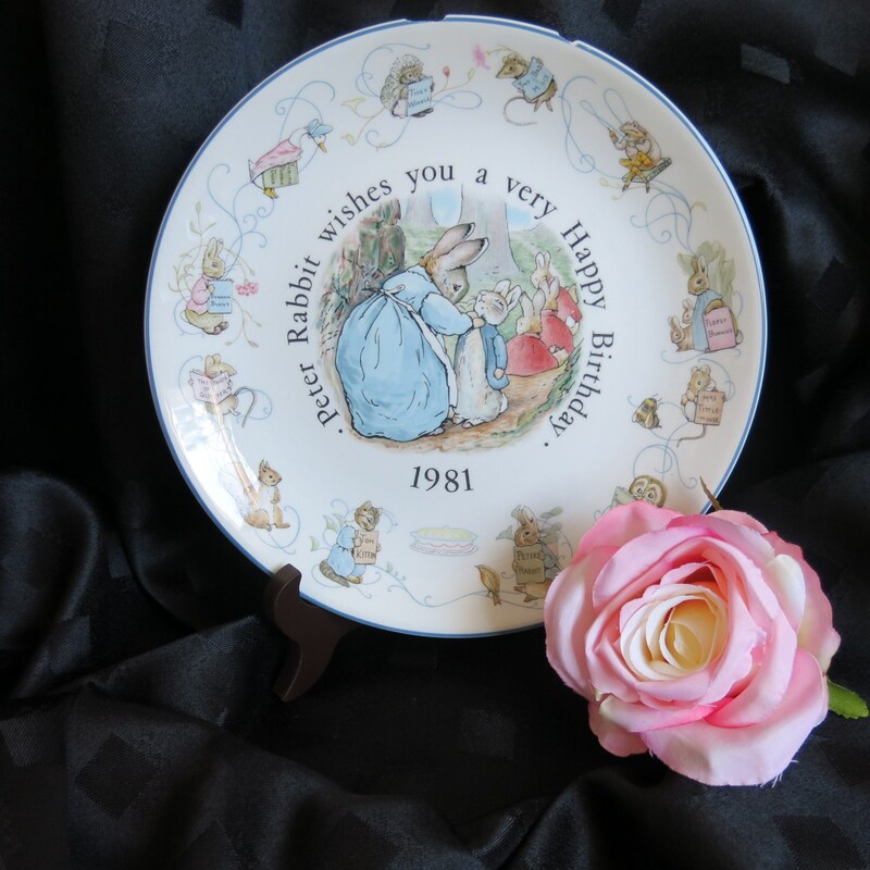 Rabbit Plate - Etsy