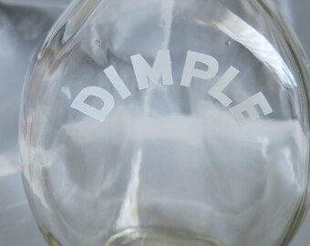 Dimple Glass Bottle - Etsy