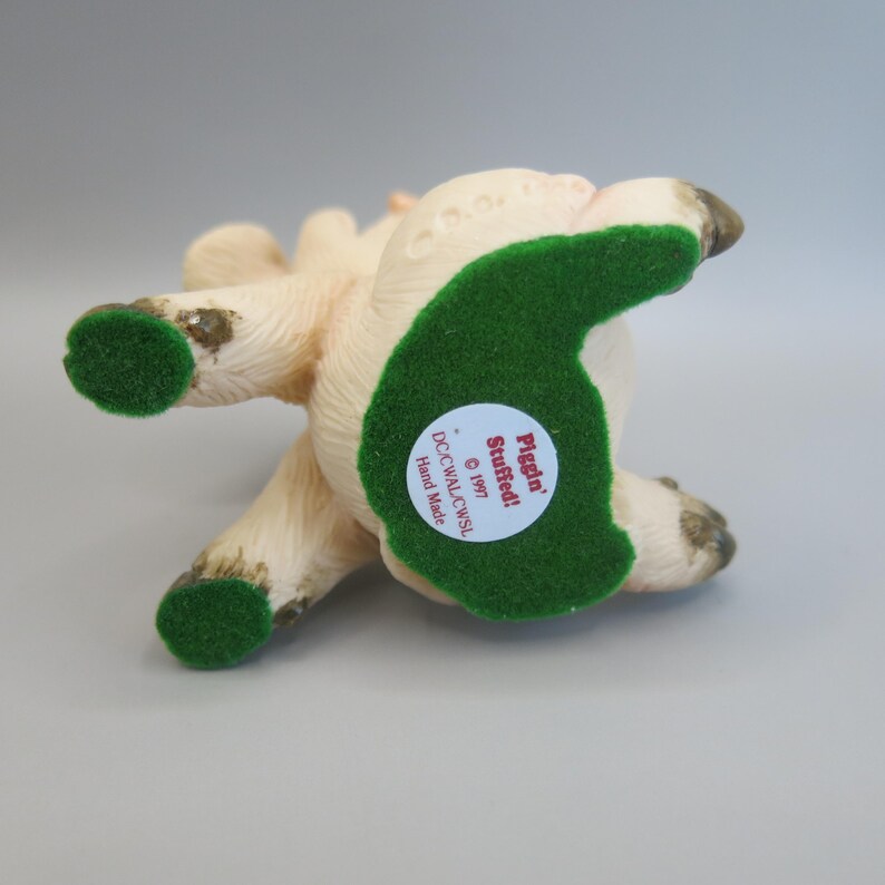Vintage Pig Figurine - 'piggin' Stuffed!' - David Corbridge - 1997 ...