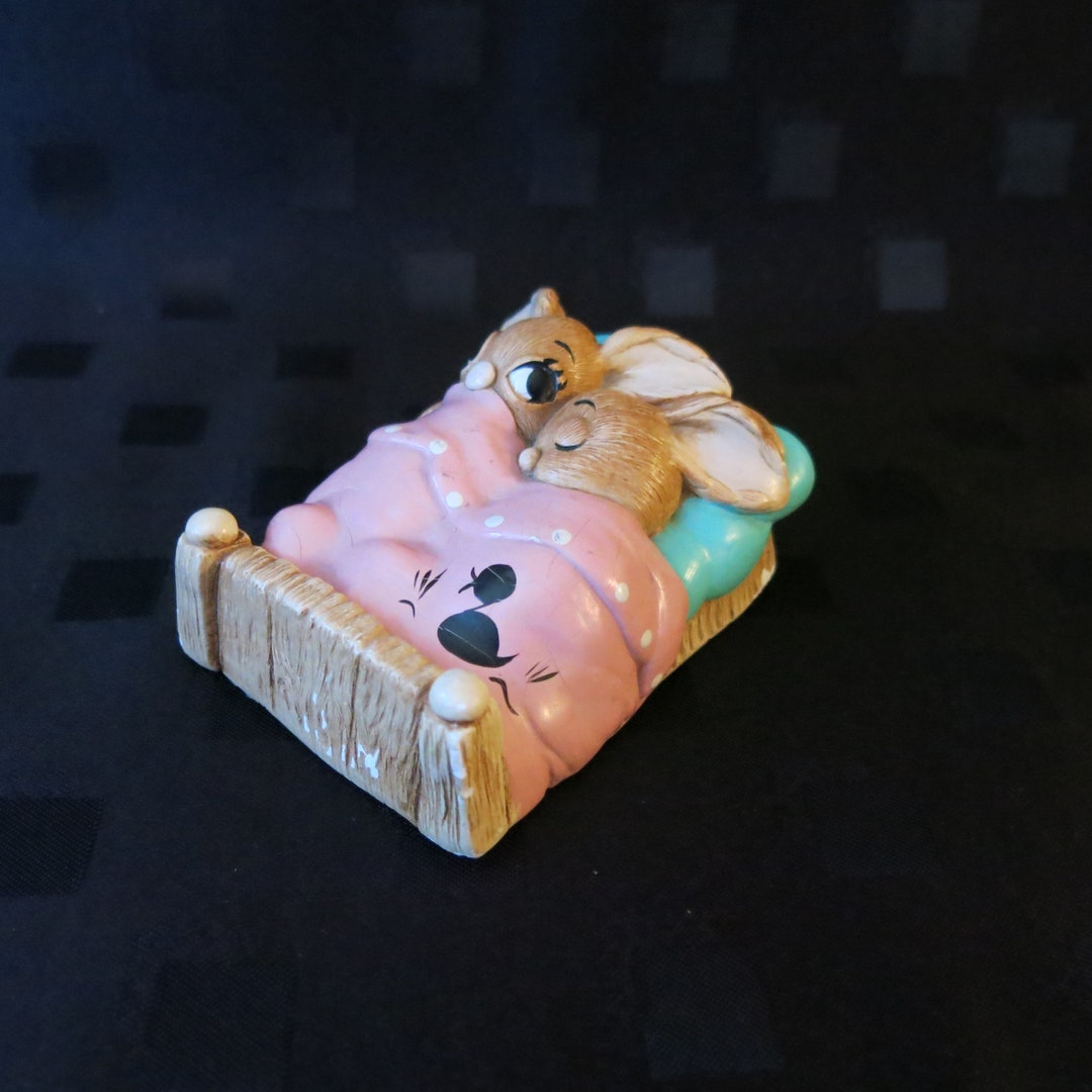 Vintage Pendelfin "twins" Bunnies/rabbits Collectible Ornament Hand ...