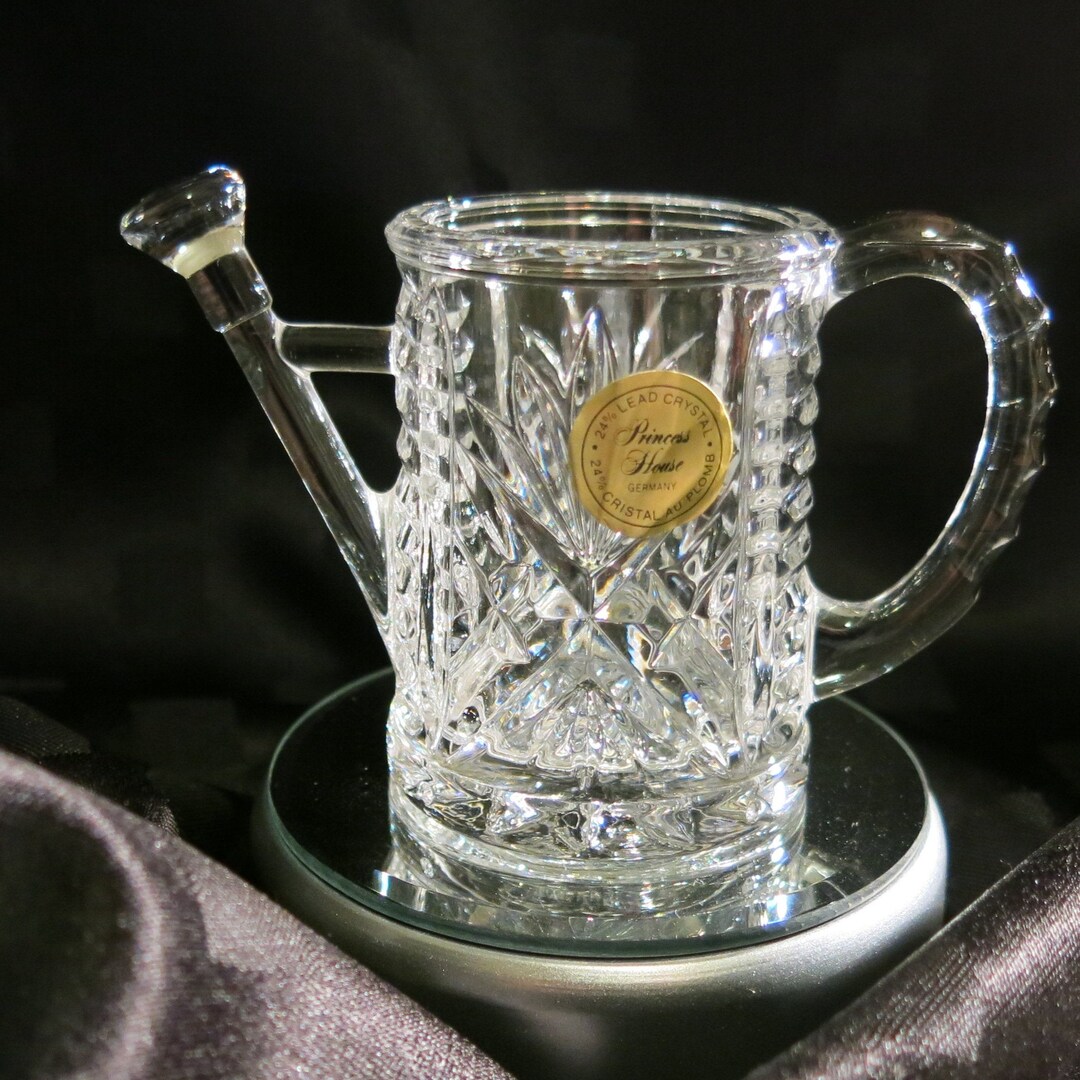 Lead Crystal (24%) Watering Can Made by Princess House in Germany ...