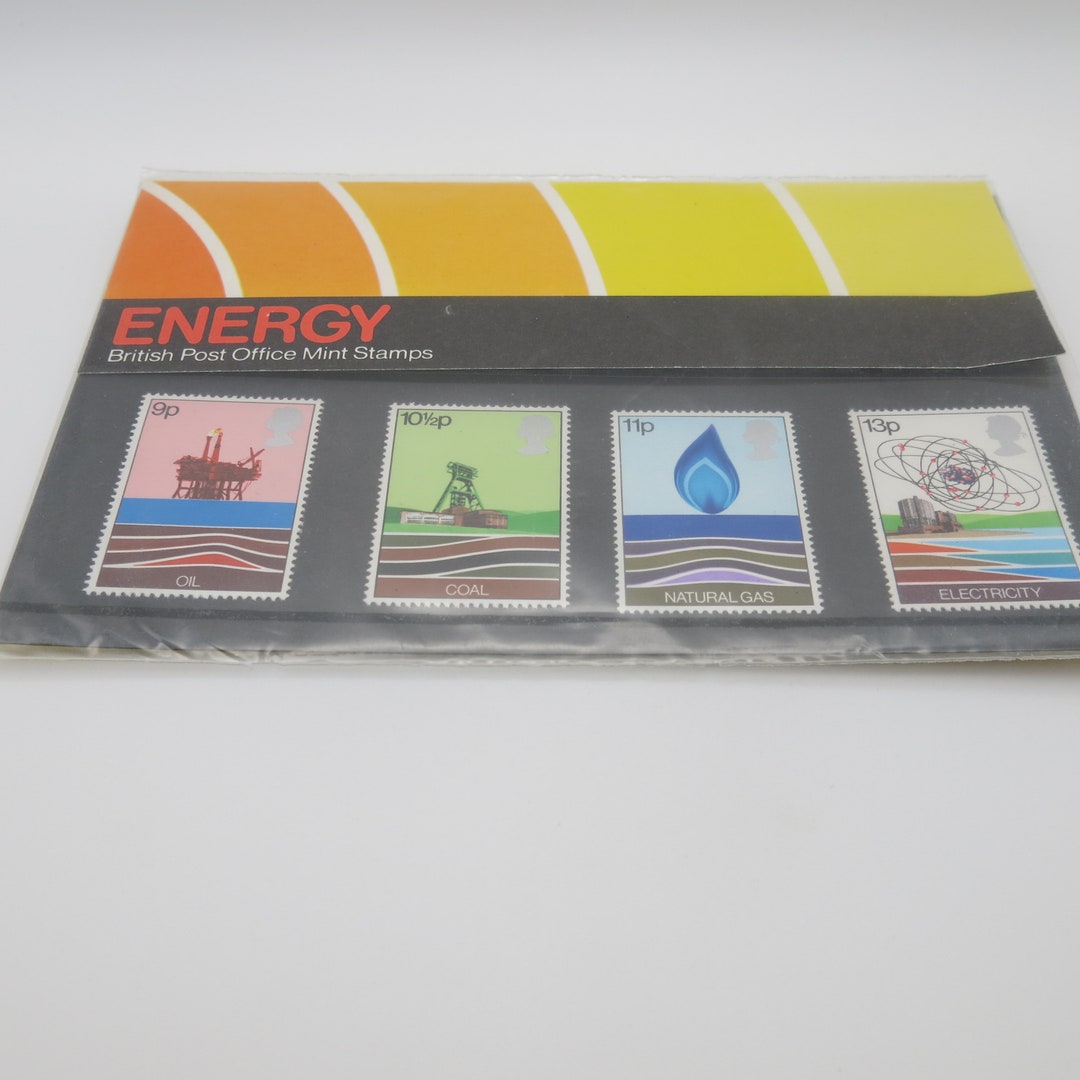 Energy - British Post Office Mint Stamps - Issued on 25th January 1978 ...