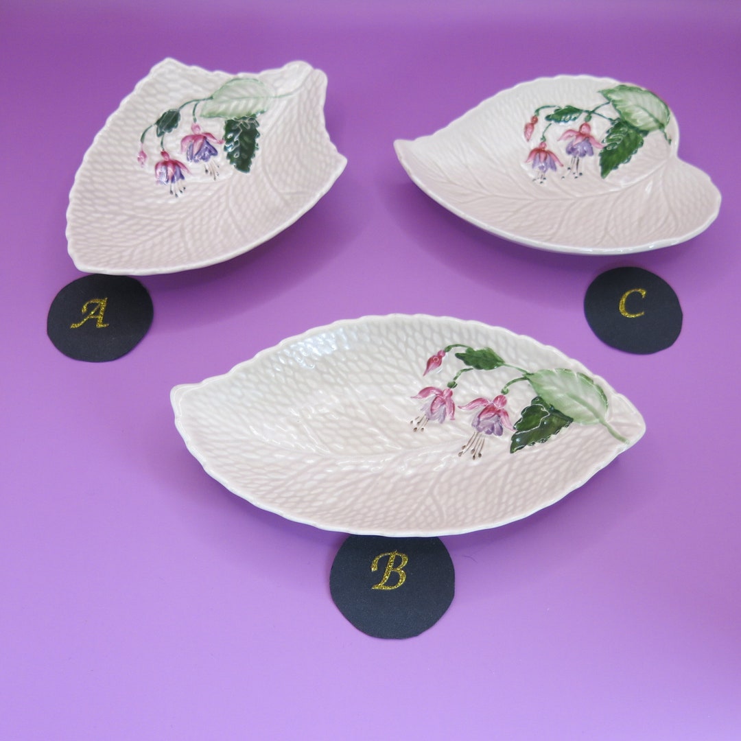 Vintage Crown Devon Dish: Hand-painted Fuchsia Design, Made in England ...