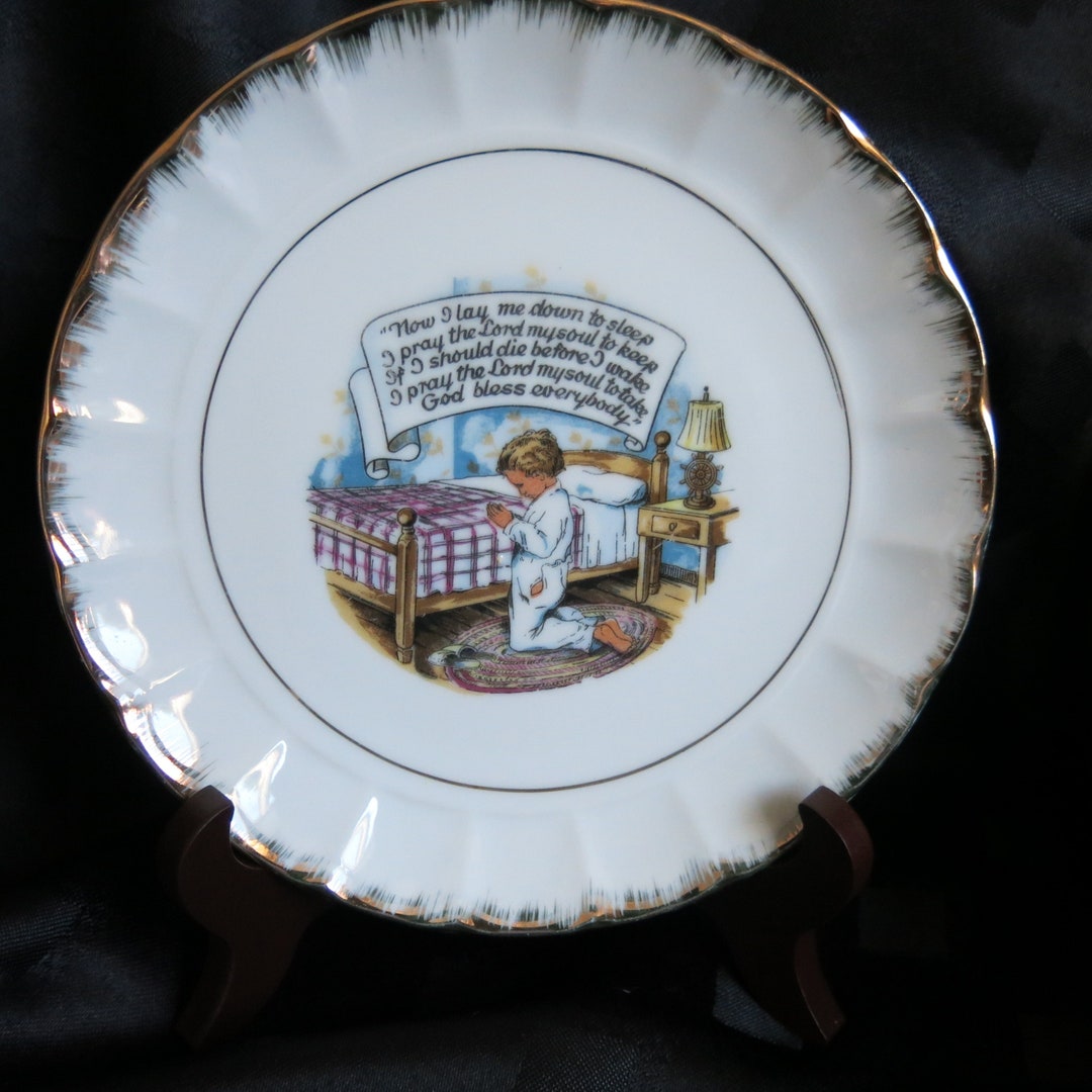 Prayer Plate 6 1/2 Inch in Diameter Decorative Collectible - Etsy