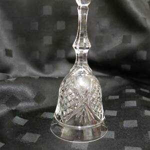 Lead Crystal Bell Shaped Ornament - Vintage - Etsy
