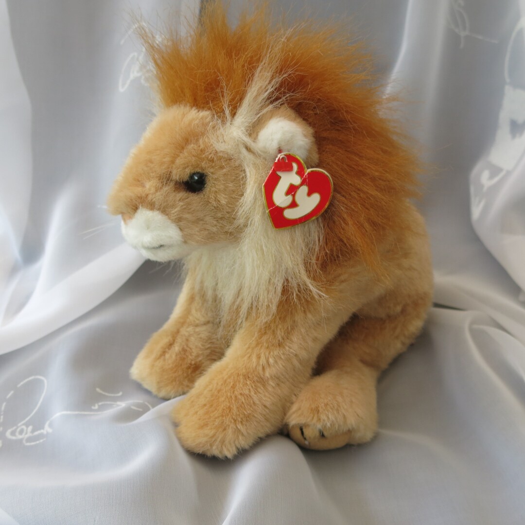 Ty 'sahara' the Lion - Vintage - 14 Inch in Length - Collectible - US ...