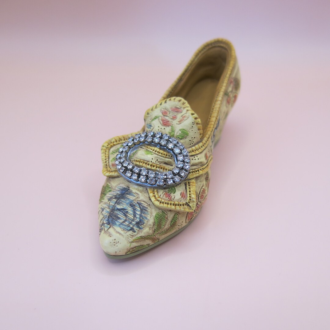 Vintage Miniature Shoe - Afternoon Tea - Diamante Buckle - Just the ...