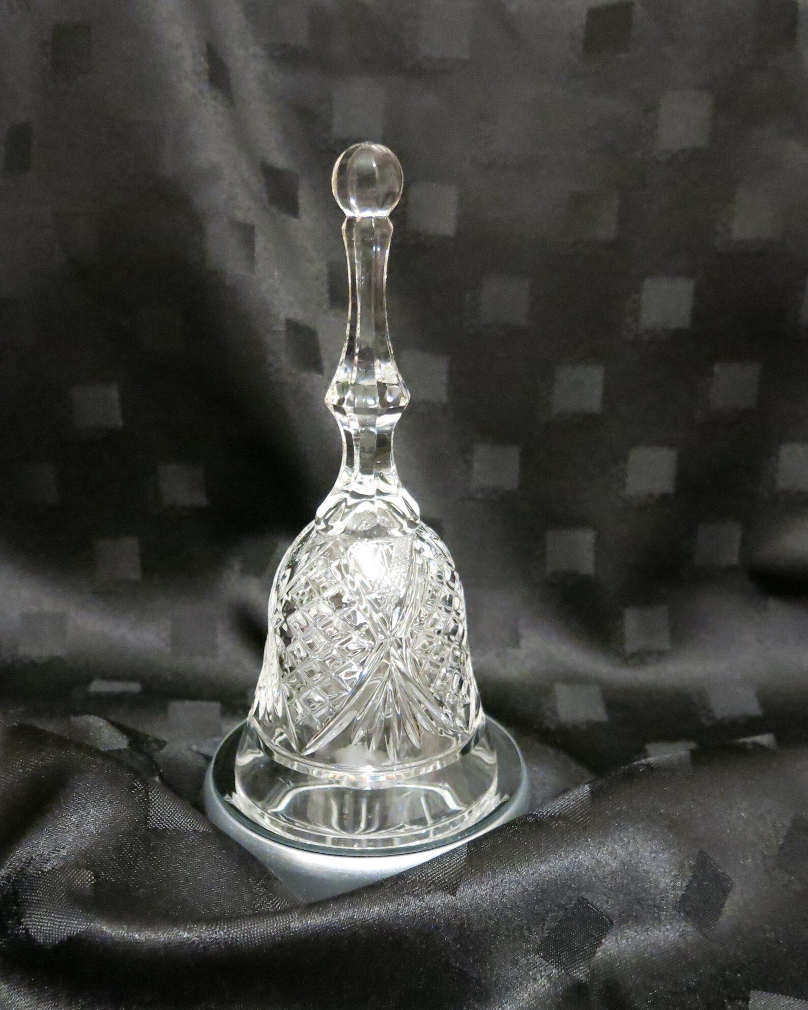 Lead Crystal Bell Shaped Ornament Vintage - Etsy
