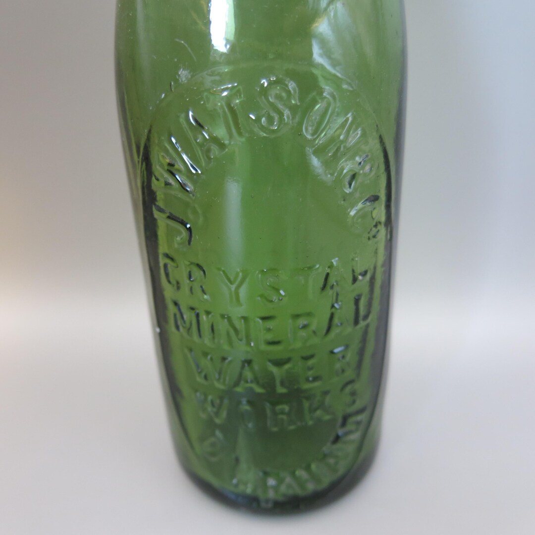 Antique Green Glass Bottle: J Watson & Co, Durham No. 1462 - Etsy Australia