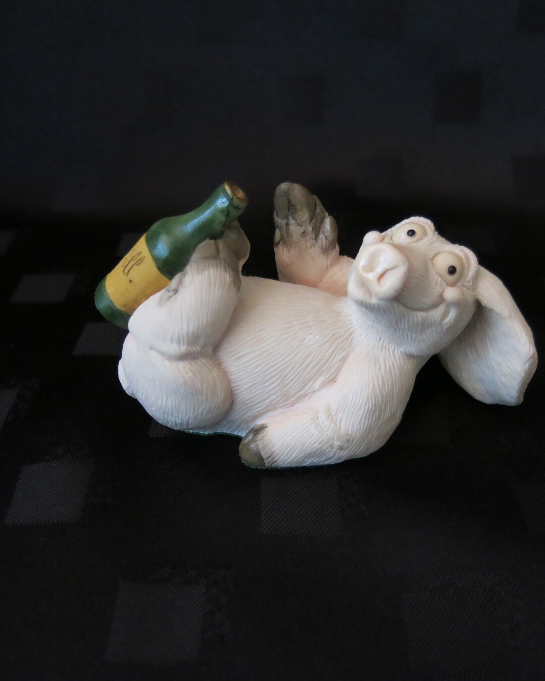 Vintage Pig Ornament 1997 Piggin Anniversary Special Piggin Paralytic ...
