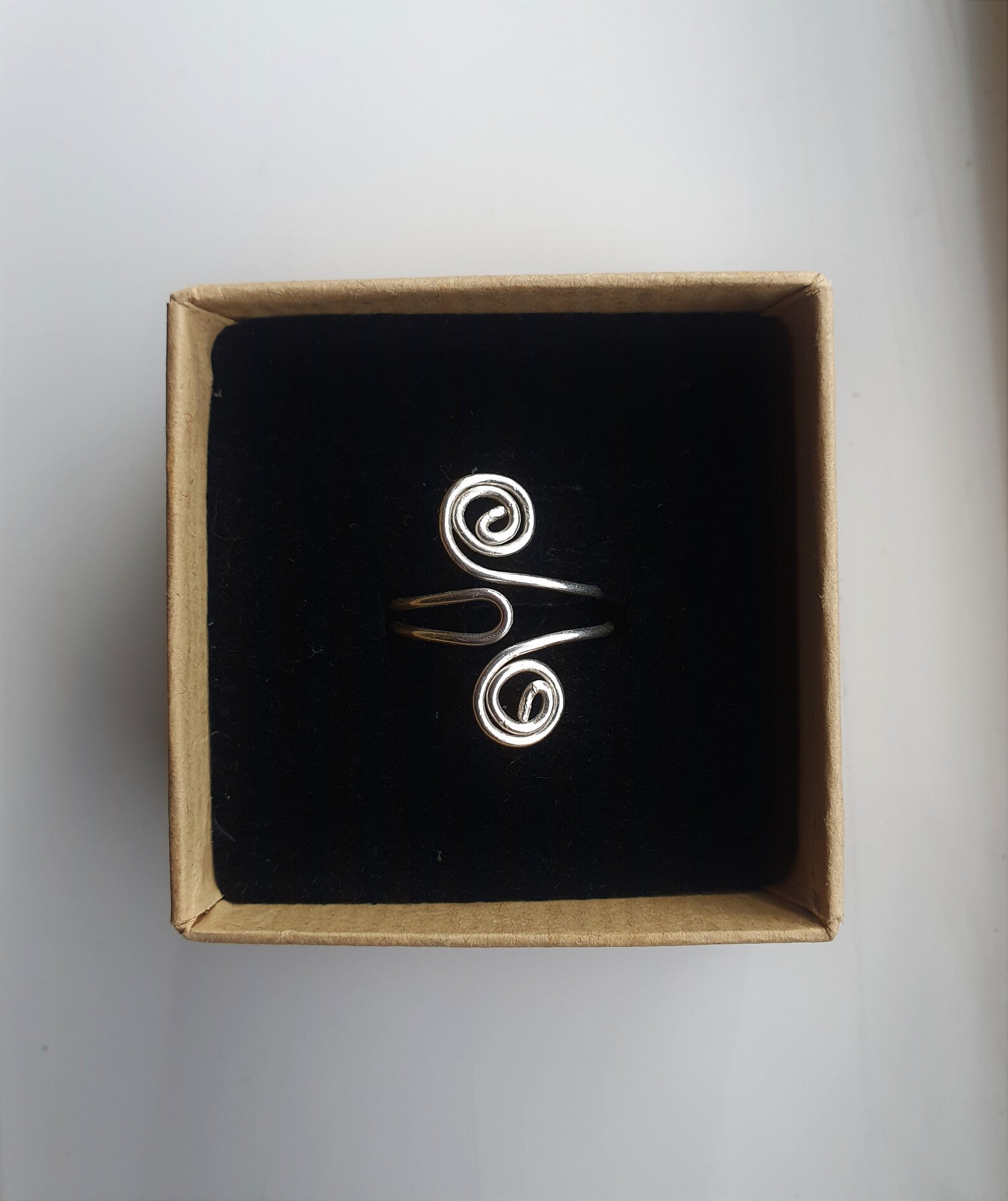 Handmade Sterling Silver Spiral Ring - Etsy