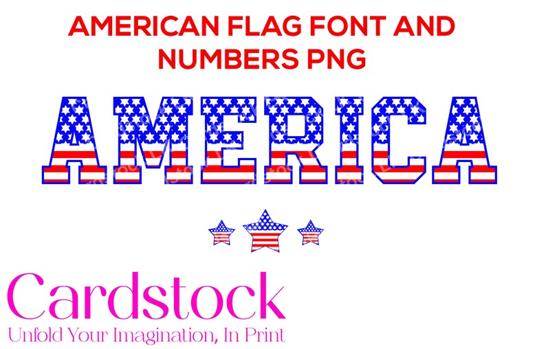AMERICAN FLAG 4th of July Alphabet & Numbers SVG Bundle Patriotic ...