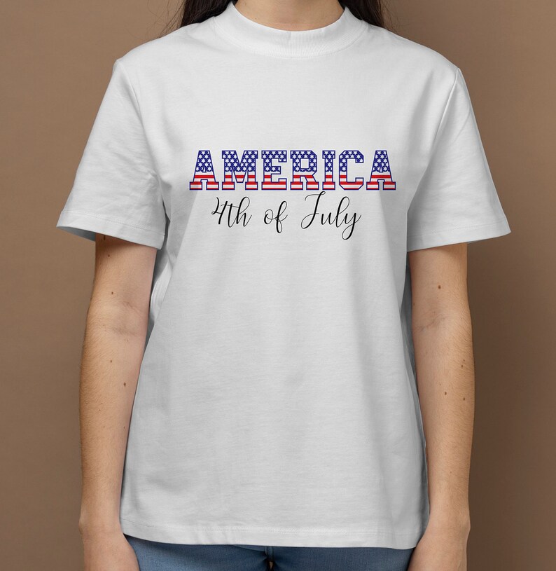 AMERICAN FLAG 4th of July Alphabet & Numbers SVG Bundle Patriotic ...