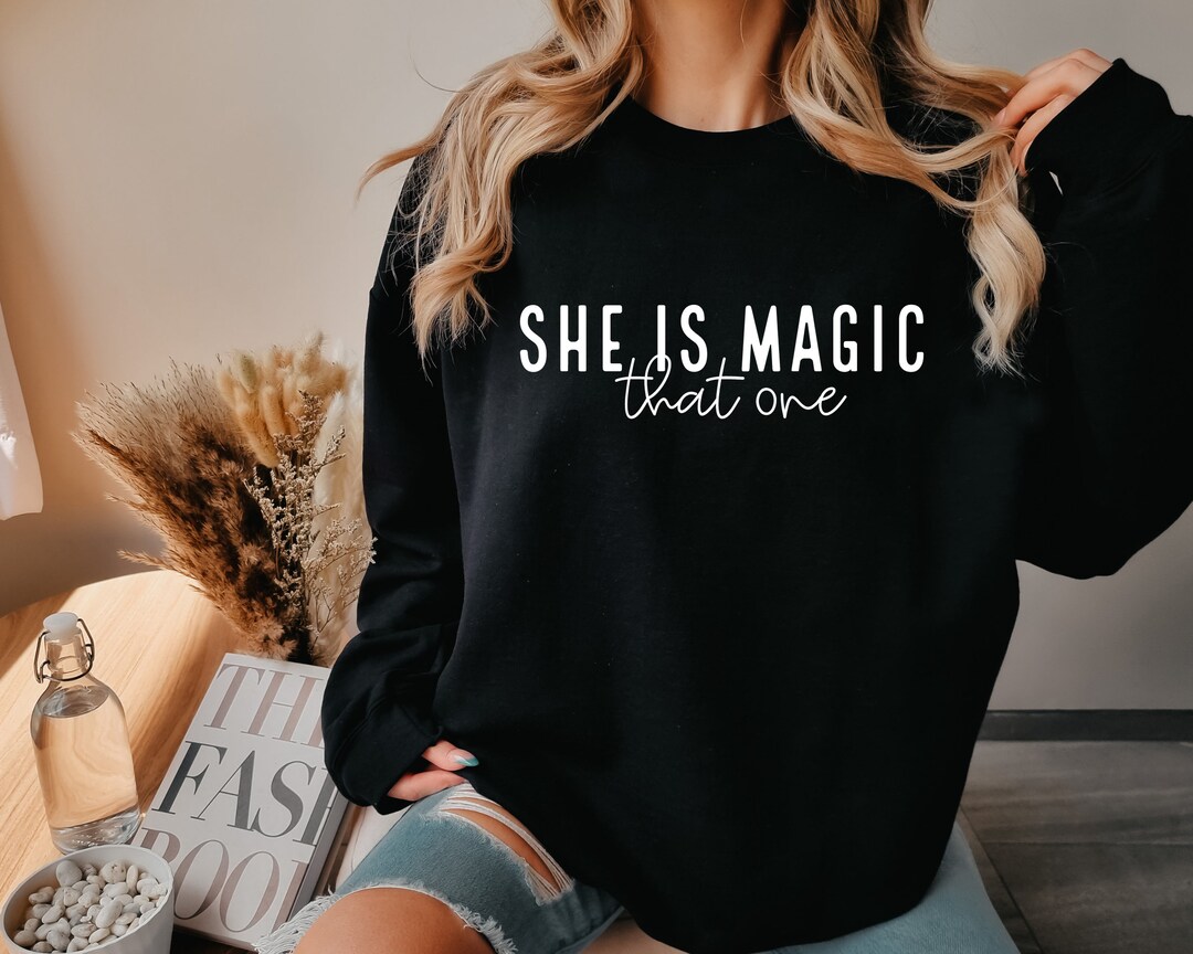 She is Magic Crewneck, Women Empowerment Sweatshirt, Spiritual Gifts ...